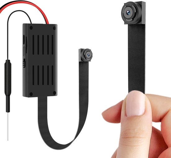 Mini-bewakingscamera 4K - Bewegingsdetectie - Voor thuis/werk - 1 stuk ...