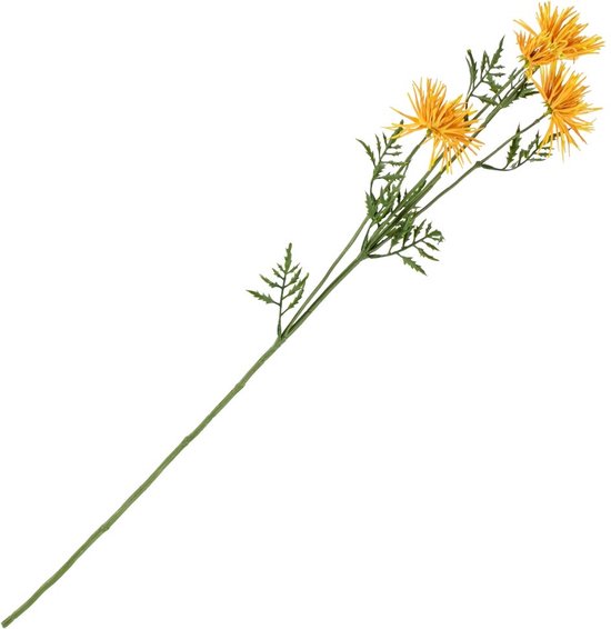 Kunstbloem Japanse Chrysant oranje | bol