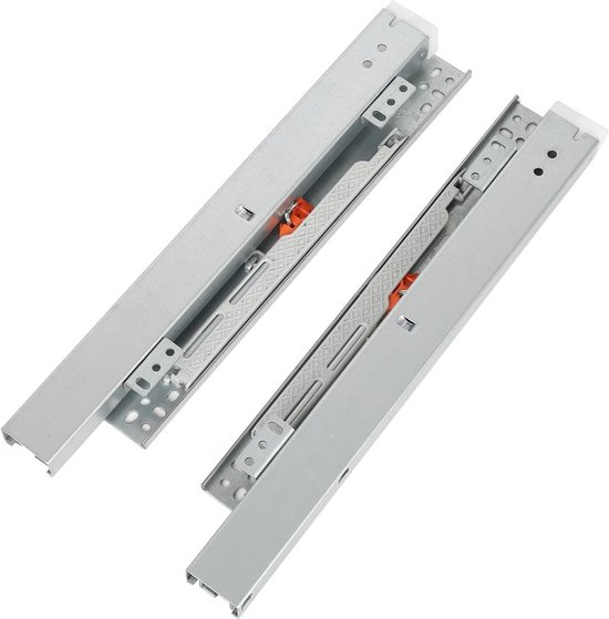 Vloermontage ladegeleiders - volledig uittrekbaar - 1 paar - 180 mm ...