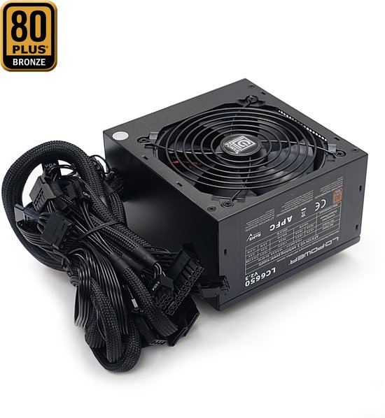 650W V2.3 LC6650 Super Silent Power Supply - 650W Superstil PC Voeding ...
