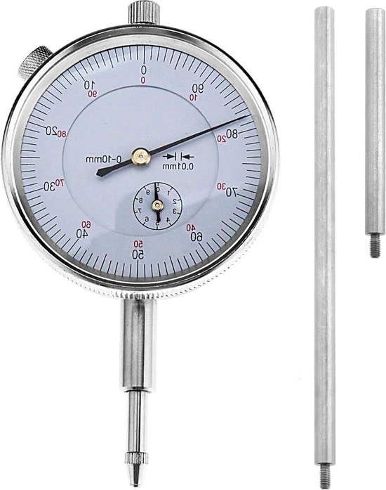 Metrische Dial Indicator Set - 50 en 100mm Extension - Stuurpen Staaf ...