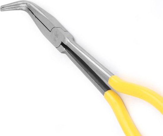 Extra Lange 45-90 Graden Gebogen Neus Tang voor Craft Reparatie - 270mm ...