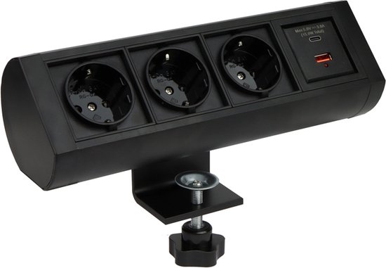 Design Light Officebox Stekkerdoos - Verdeelstekker met 3 Stopcontacten ...