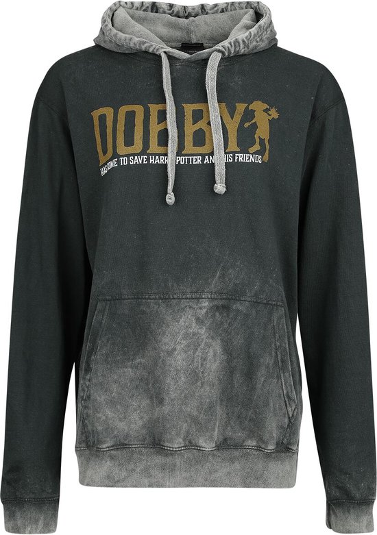 Harry Potter Dobby - Free Elf Trui met capuchon zwart XL - Katoen - Fan ...