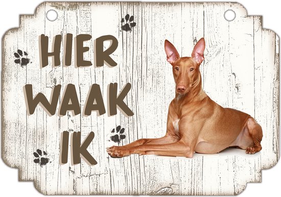 Hier Waak Ik: Pharaohond | Waakbord | Spreukenbord | Hondenras | Hond ...