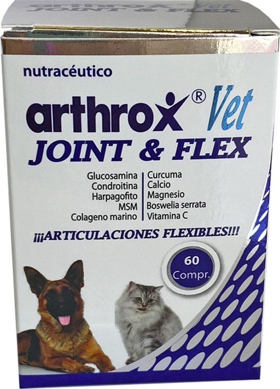 Arthrox Vet flexibele gewrichten voor honden en katten 60 tablets ...