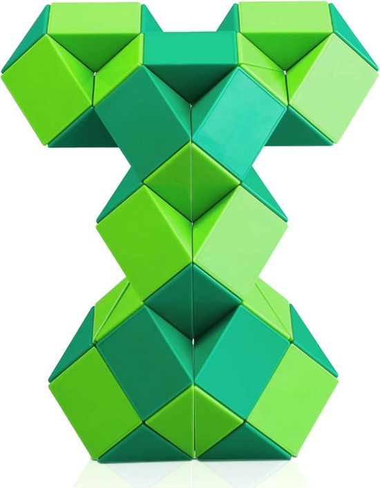 Magische Slang Kubus 48 Blokken - Magische Slang Liniaal Twist Puzzel ...