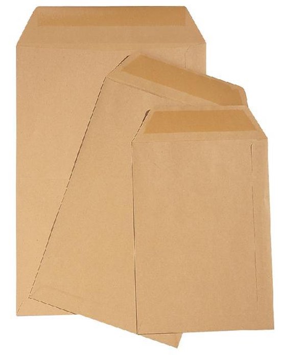Envelop quantore akte ec4 240x340 100gr bruinkraft | Doos a 250 stuk | bol