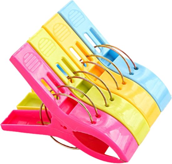 Strandlaken Knijpers - Grote Handdoek Klemmen - Badlaken Clips - 4 ...