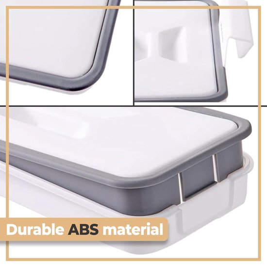 Height Adjustable Hanging Garbage Bag Stand with Lid - No Drilling ...