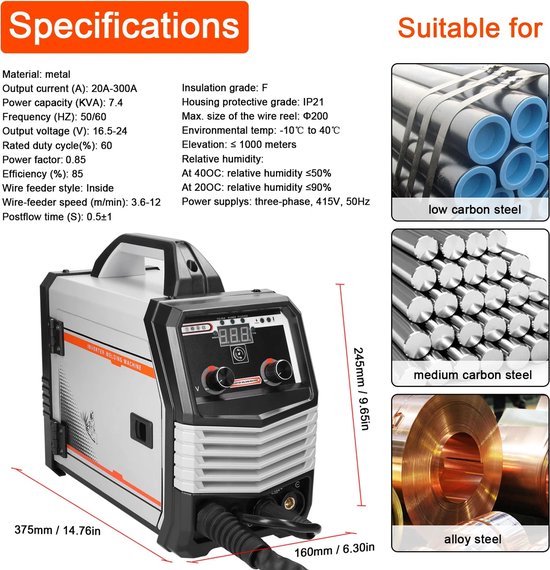 Machine à souder - Soudeuse électrique - Multifonctionnelle - 4 en 1 ...