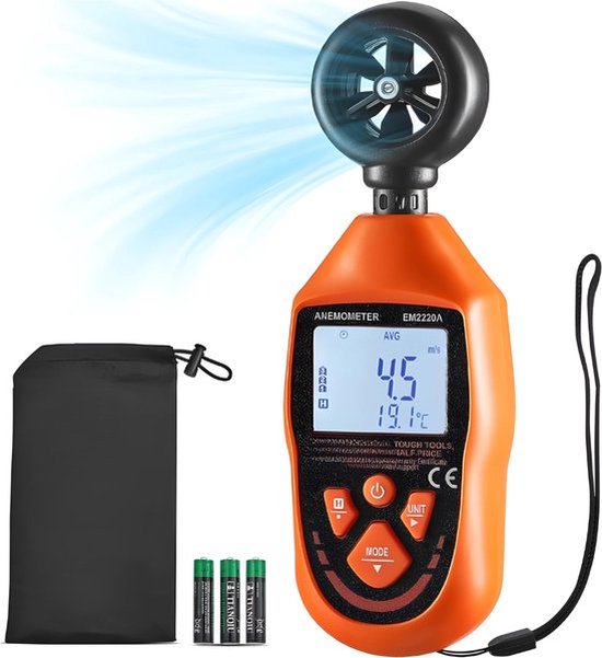 Anemometer - Wind Meter - Windsnelheden Meter - Draagbaar ...