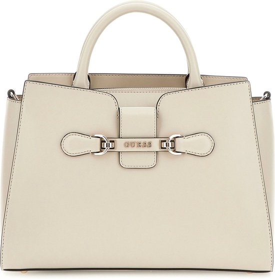 GUESS Handtas Schoudertas Nolana Girlfriend Satchel Taupe | bol