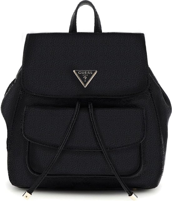 GUESS Vrije tijd rugzak Rugzak Cresidia Flap Backpack Black Zwart | bol