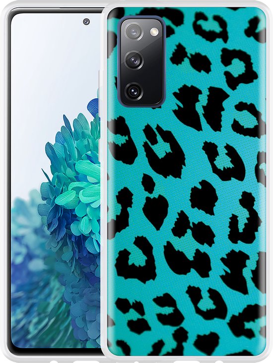 Cazy Hoesje geschikt voor Samsung Galaxy S20 FE - Luipaard Groen Zwart | bol