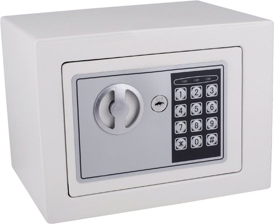 Kluis pavo mini 230x170x170mm elektronisch wit | bol