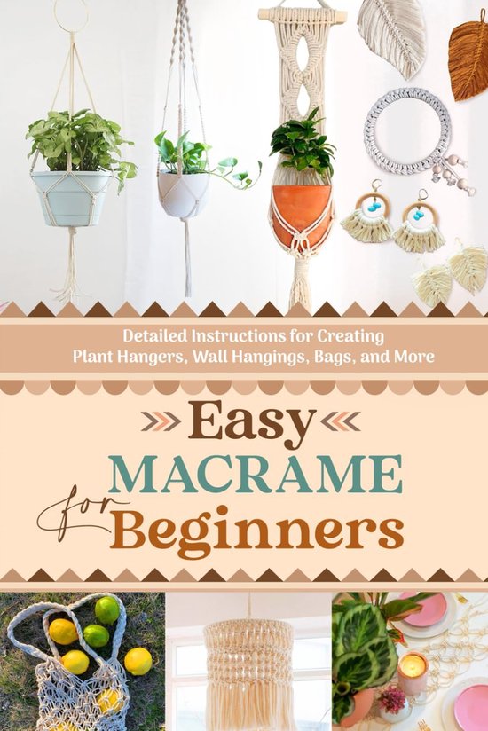 Easy Macrame for Beginners - Macrame gids - creatief aan de slag | bol