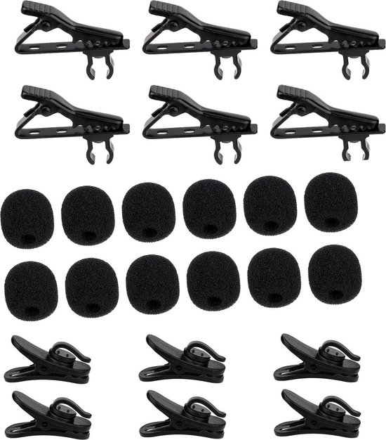 Microphone Clip and Cover Set - 12PCS of Microphone Accessories For ...
