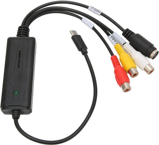 Video Grabber USB C-opnamekaart Ondersteuning voor NTSC PAL en ADC S ...