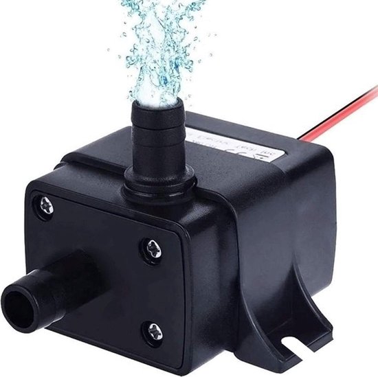 Onderwater Mini Waterpomp 12 V 240 l/h 48 W Borstelloos Dompelpomp ...