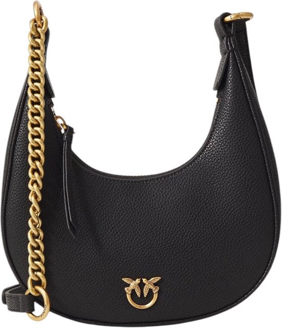 Pinko Zwart BRIOCHE HOBO MINI BOTTALATA Schoudertas | bol