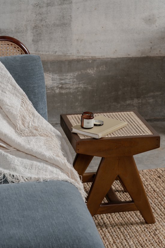 Chandigarh rotan design zitbank in donkerbruin - bruine 1 zitter en 1 ...