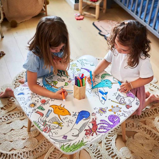 Coloritable - La première table de coloriage sans fin - Table enfant ...