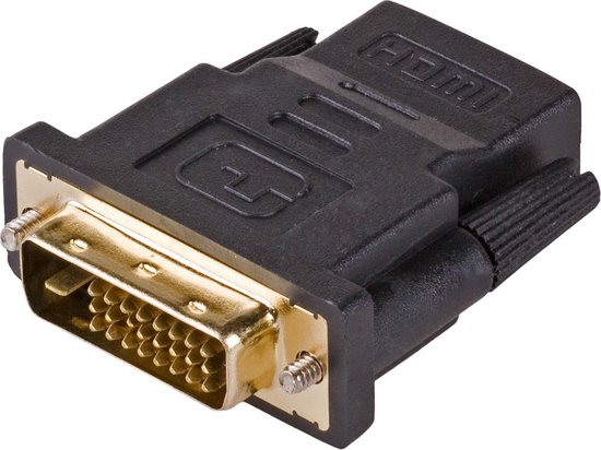 New Age Devi - Adapter voor HDMI en DVI - 1 HDMI-bus 1 DVI-stekker ...