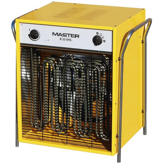 Master Elektrische ventilator verwarming B22EPB 2400 m³/u | bol