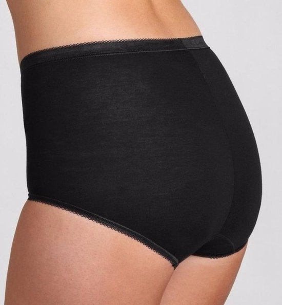 Sloggi Basic Maxi Dames Slip - (3-pack) - Zwart - Maat 52 | bol