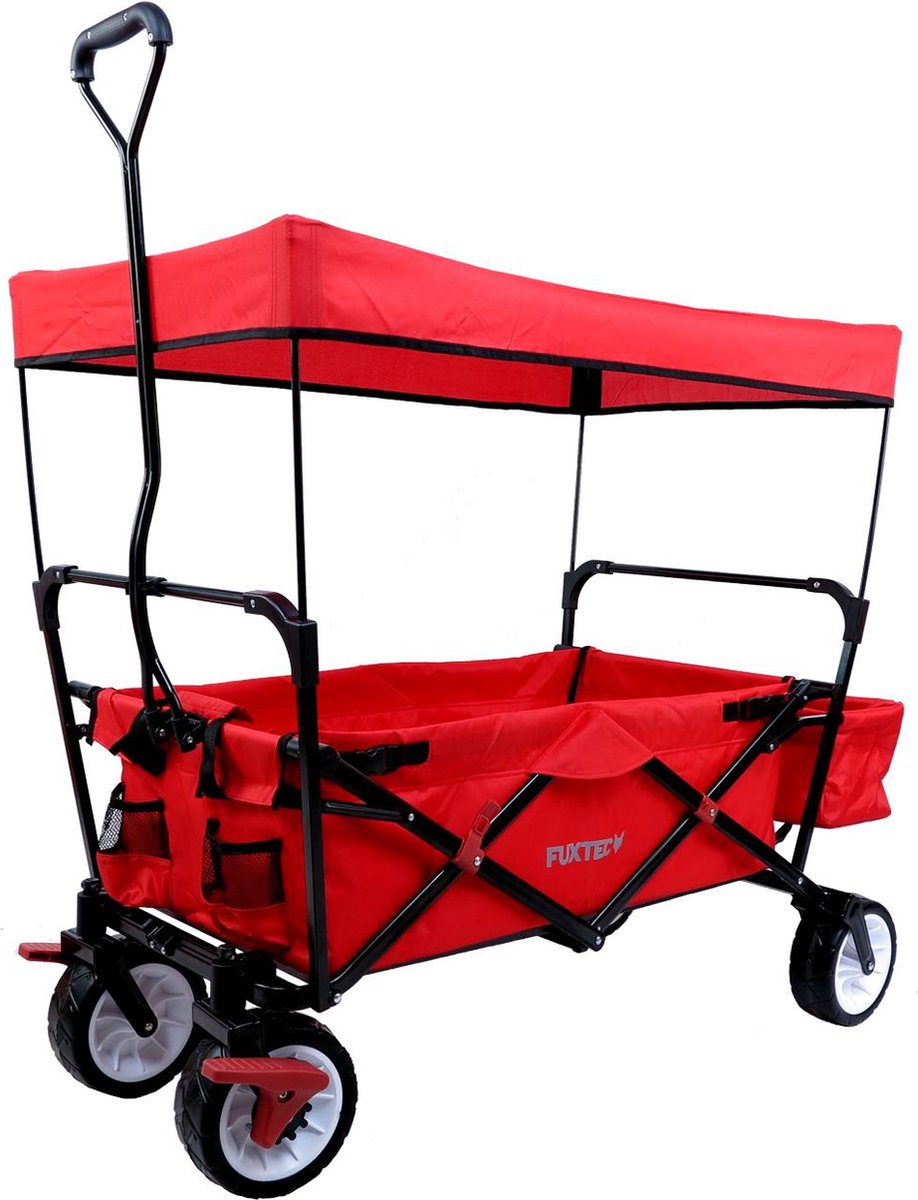 FUXTEC Bolderkar CT350 - opvouwbaar - rood | bol