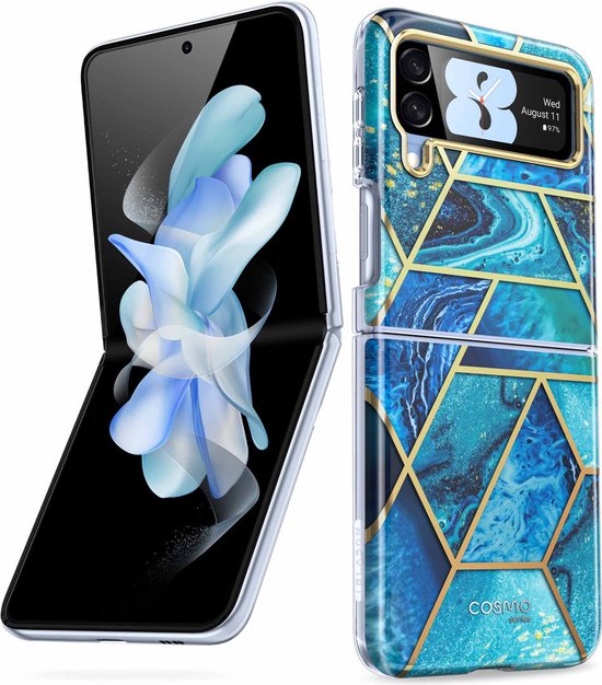 COSMO Samsung Galaxy Z Flip 4 Hoesje - Ocean | bol.com
