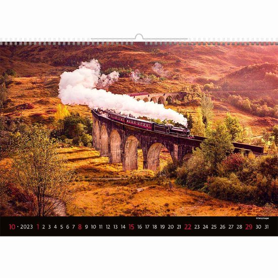 C157-23 Kalender 2023 Treinen 45 x 32 cm | bol.com