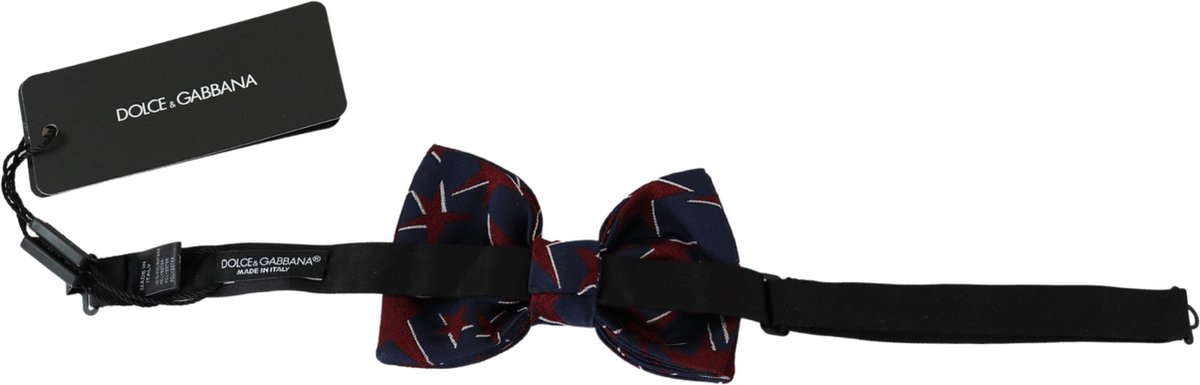 Blue Stars Print Adjustable Neck Papillon Bow Tie | bol.com