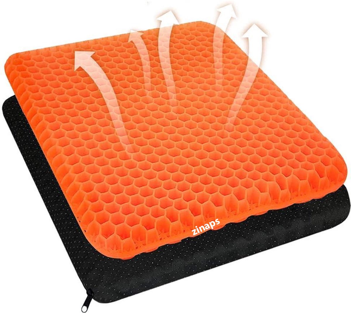 Stoelkussen. - Zinaps Gel zitkussen, dubbellaags verdikking stoelkussen ...