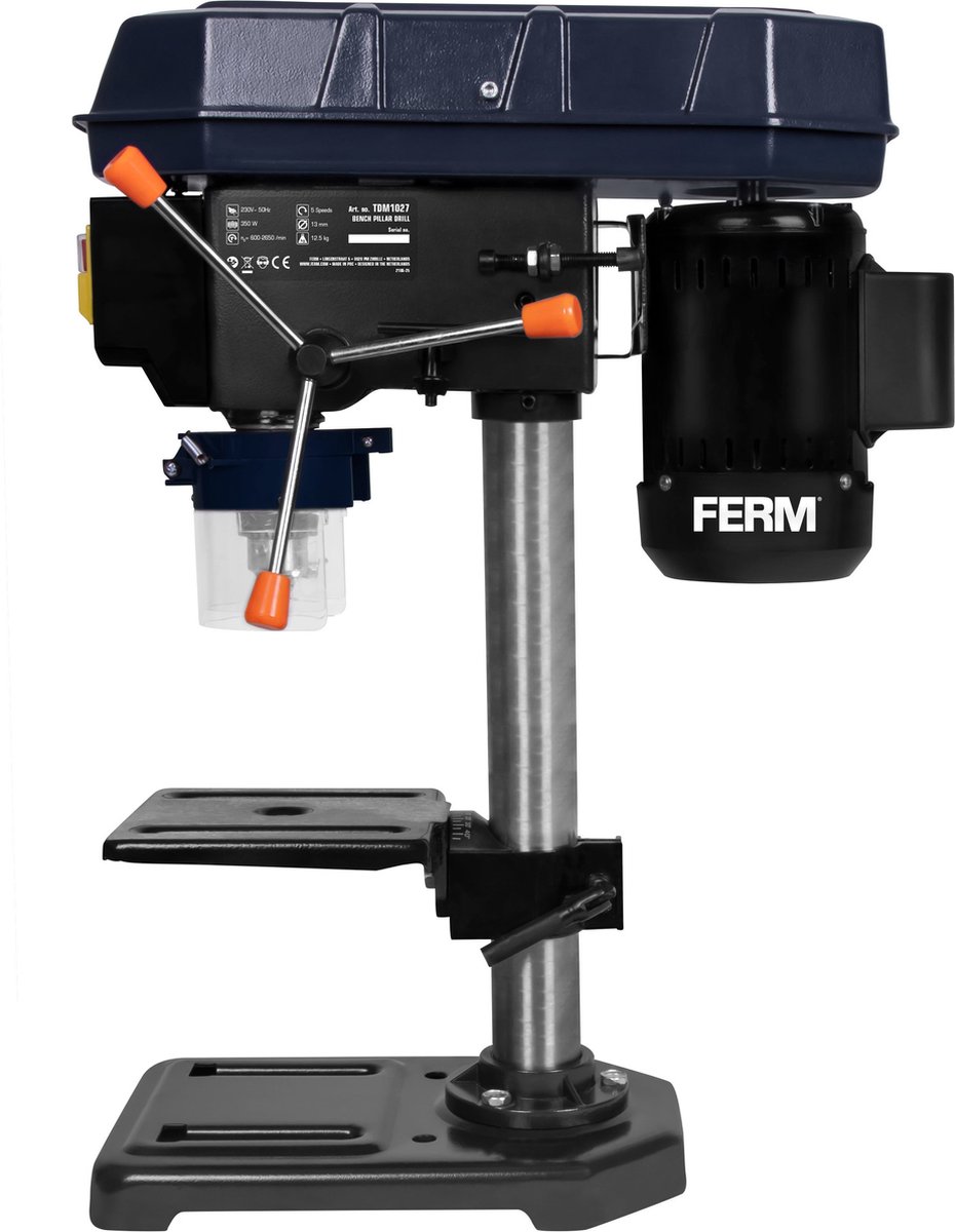 FERM Kolomboormachine 350W – 13mm - 5 snelheden (600-2650/m) – In ...