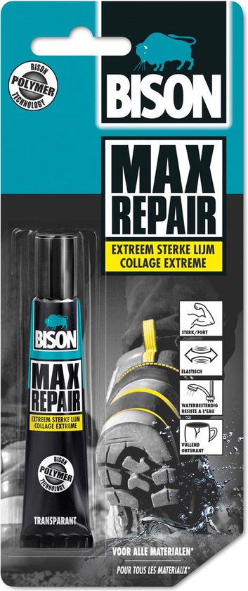 6x Bison Max Repair Extreme Lijm Tube 20 gr | bol