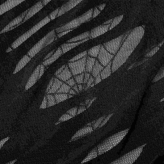 Punk Rave Crop top -XL/XXL- Atomic Skies Zwart | bol.com