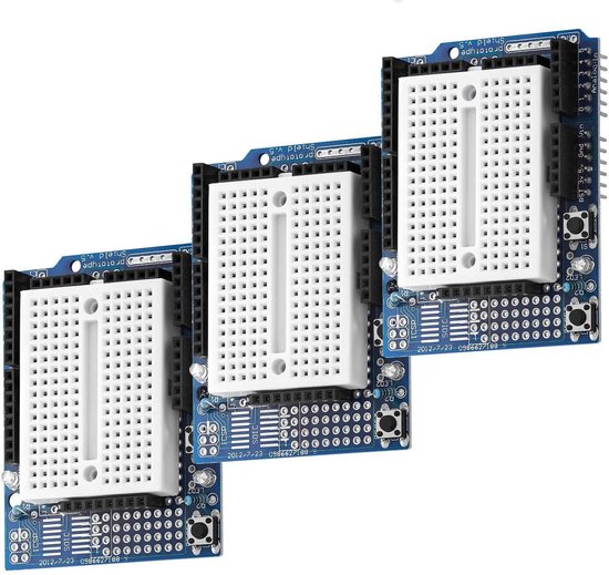 AZDelivery 3 x Prototype Schild Mini Breadboard compatibel met Arduino ...