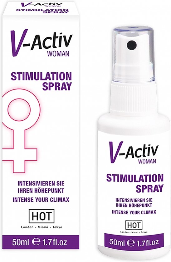 HOT V-Activ stimulation spray for woman - 50 ml | bol