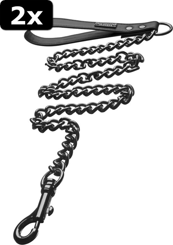 2x Gun Metal Leash | bol.com