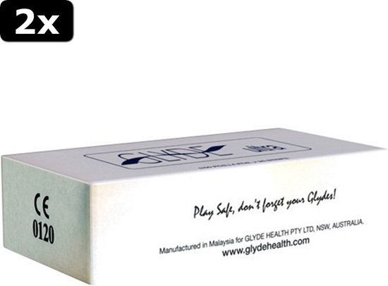 2x Glyde Ultra Natural Condooms - 100 stuks | bol.com