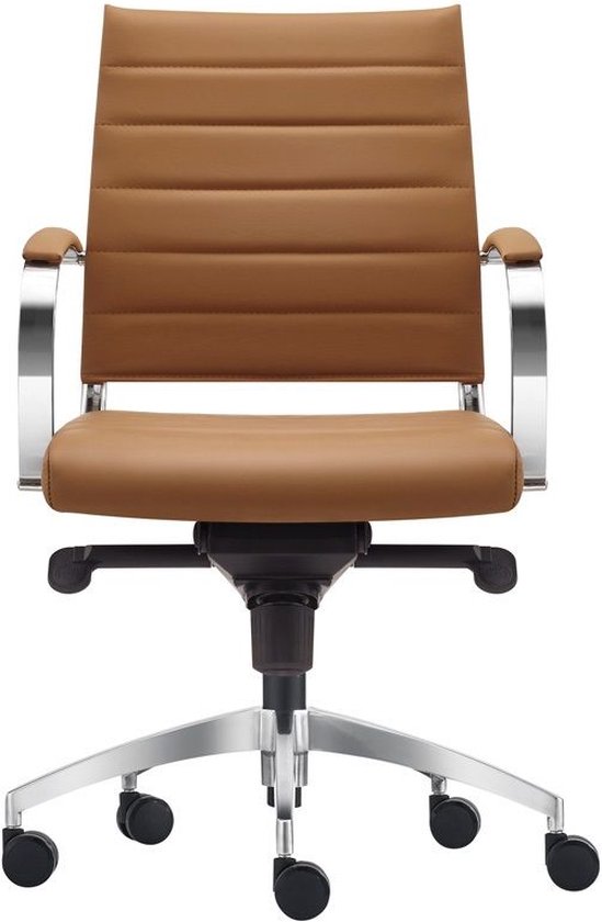 Sedero Bureaustoel Cádiz - Cognac - Leder | bol