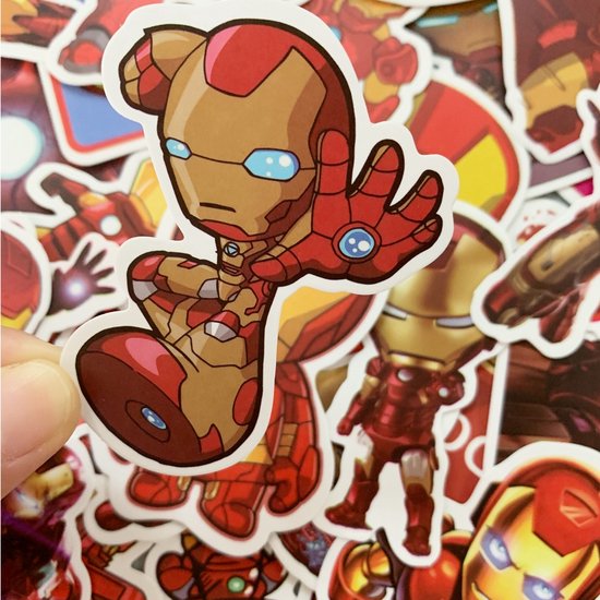 Iron Man Stickers - Marvel Avengers - Superheld - set 35 stuks - Laptop ...