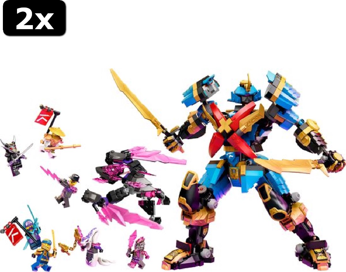 2x LEGO NINJAGO Nya's Samoerai X MECH - 71775 | bol.com