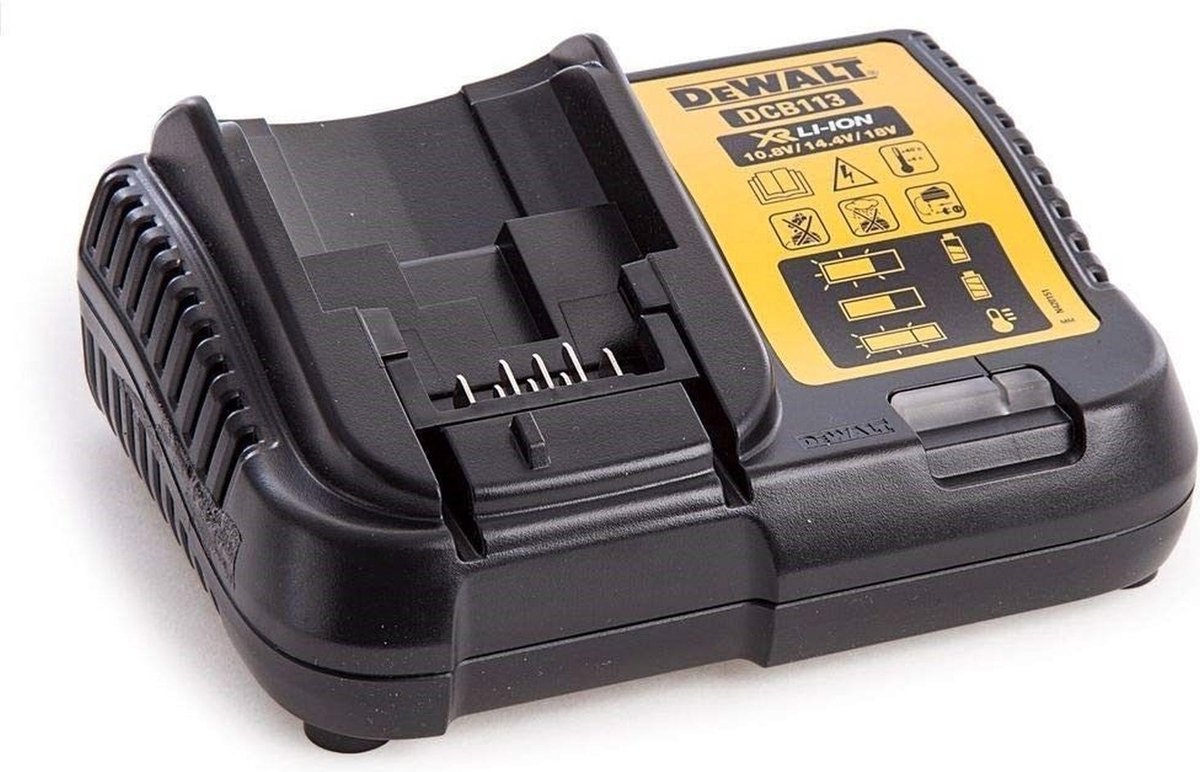DeWALT Acculader 10.8V / 14,4V / 18V Li-Ion - DCB112-QW | bol.com