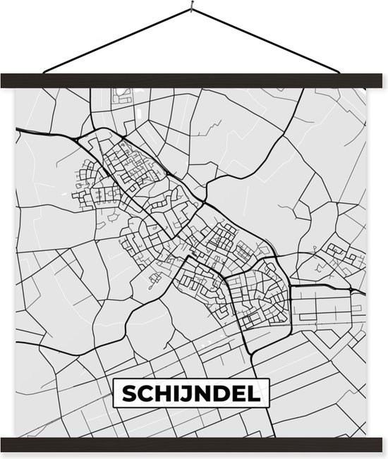Posterhanger incl. Poster - Schoolplaat - Schijndel - Plattegrond ...