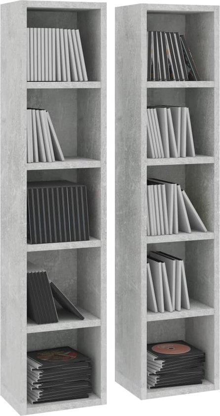 Prolenta Premium - Cd-kast - 21 x 16 x 93,5 cm (B x D x H) Opslagru ...