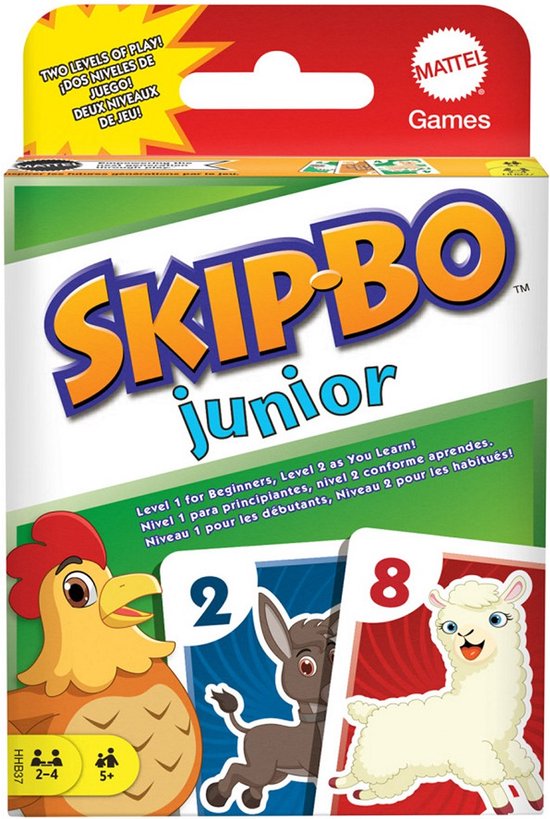 Mattel Skip-Bo Junior Kaartspel | Games | bol