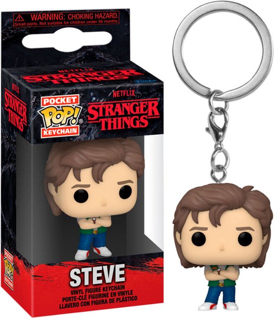 Funko Pop! Keychain: Stranger Things - Steve | bol.com